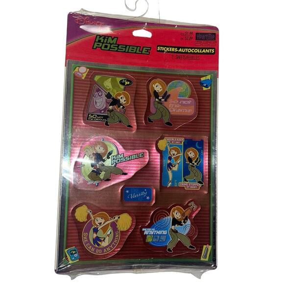 Disney | Design | Vintage Disney Kim Possible Foil Stickers | Poshmark